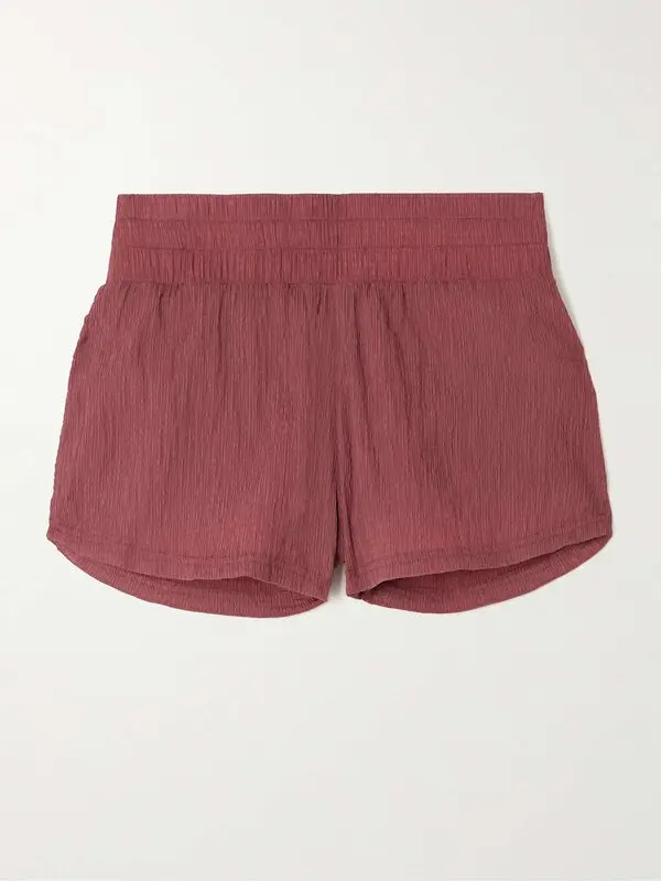 Varley Cala Plissé Shorts - Claret