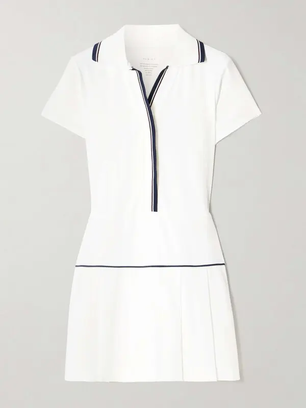 VARLEY バーレイ DARIEN COURT DRESS white S Varley Darien Court 33