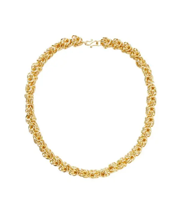 Lié Studio The Flora -plated Link Necklace