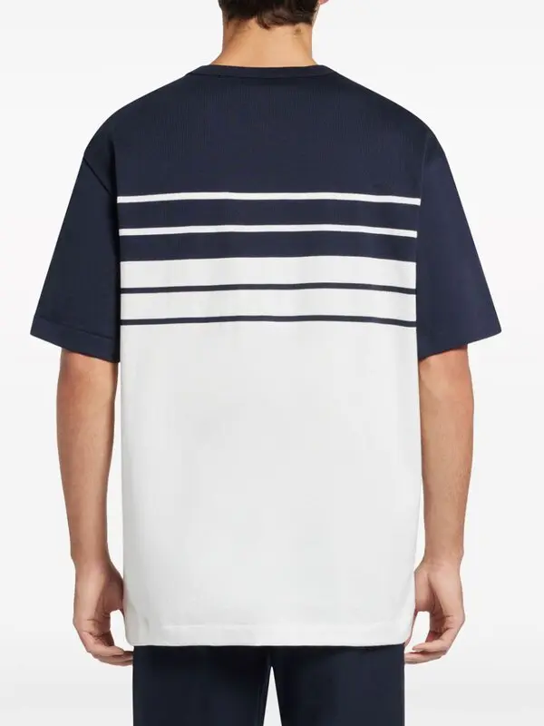 Lacoste Striped Organic Cotton T-shirt