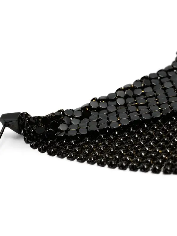 Rabanne Draped Chainmail Drop Earrings