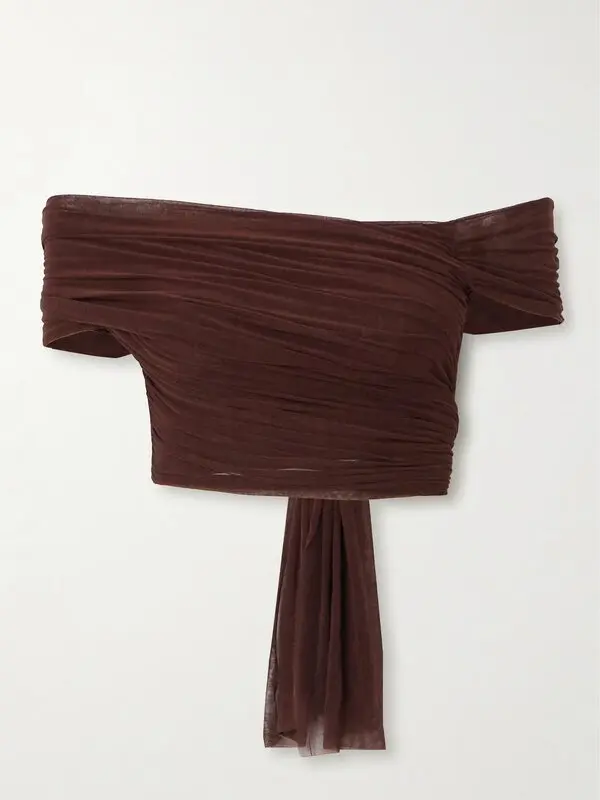 CORTANA Tully Off-the-shoulder Top