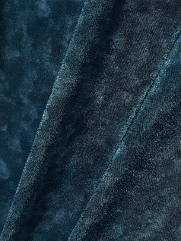CORTANA Malena Printed Silk-crepe Maxi Dress