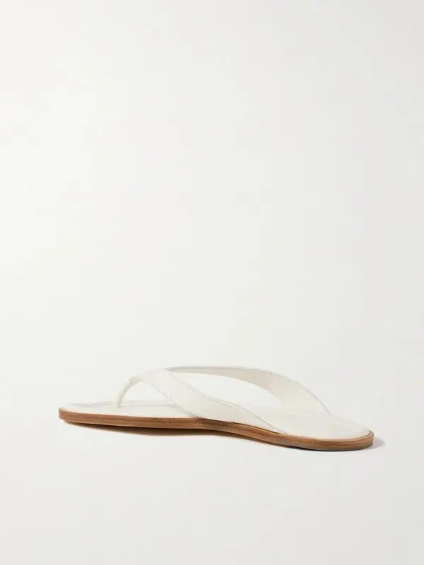 Staud Dante Leather Thong Sandals