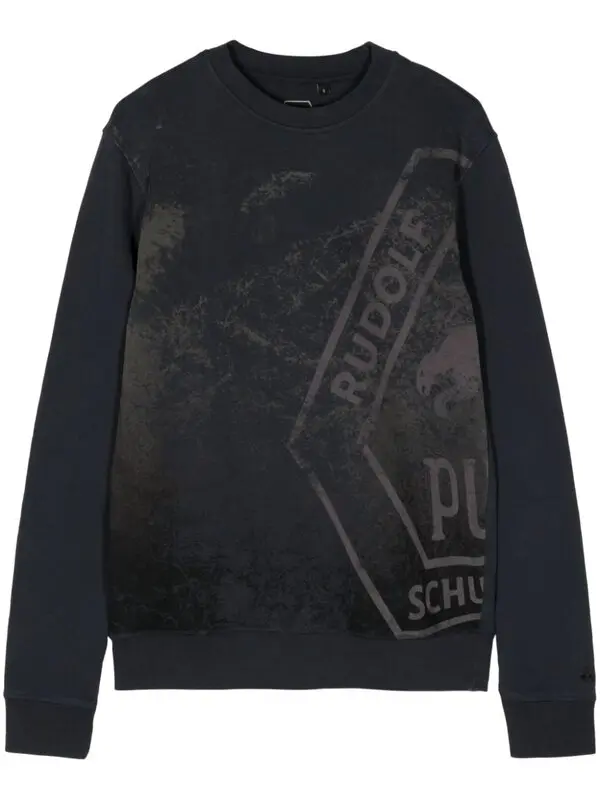 PUMA Graphic-print Cotton-blend Sweatshirt