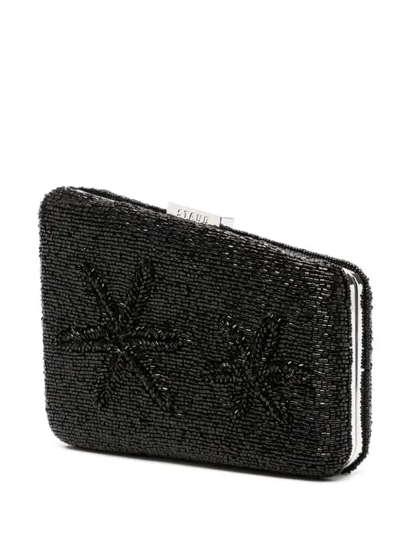 Staud Carmella Beaded Clutch - Black