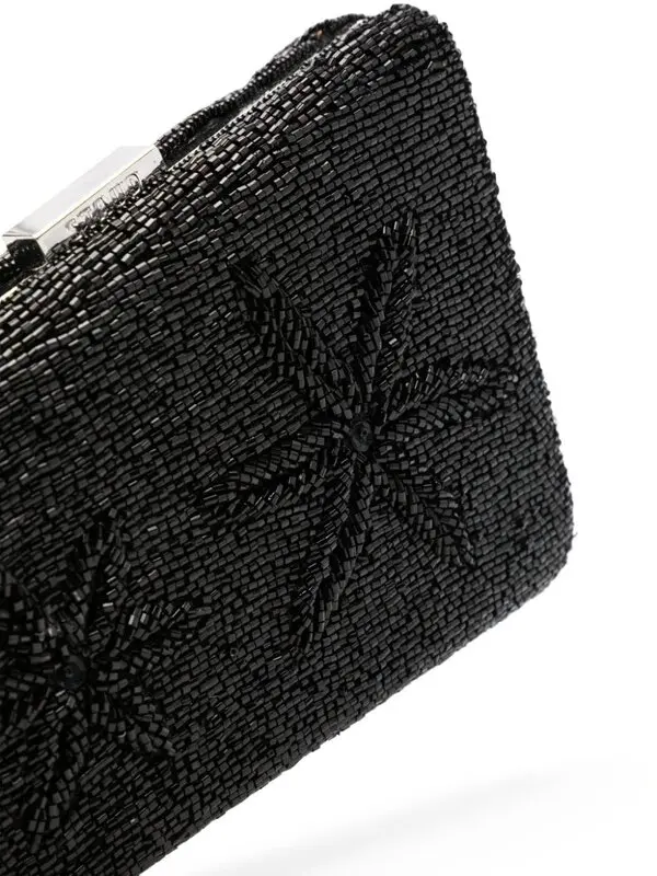 Staud Carmella Beaded Clutch - Black