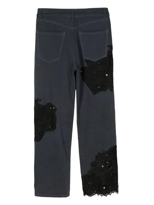 Collina Strada Mikaela Lace-detail Jeans