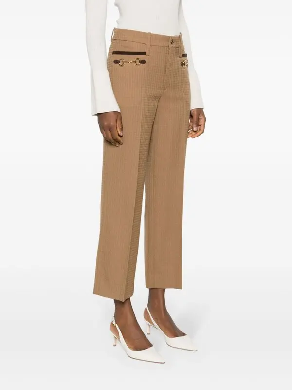 Gucci Horsebit-detailed Tailored Trousers