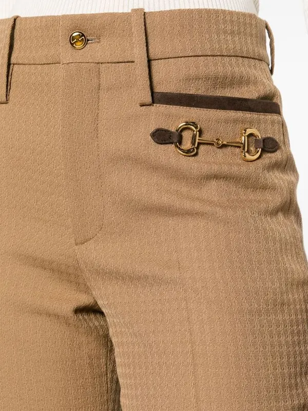 Gucci Horsebit-detailed Tailored Trousers