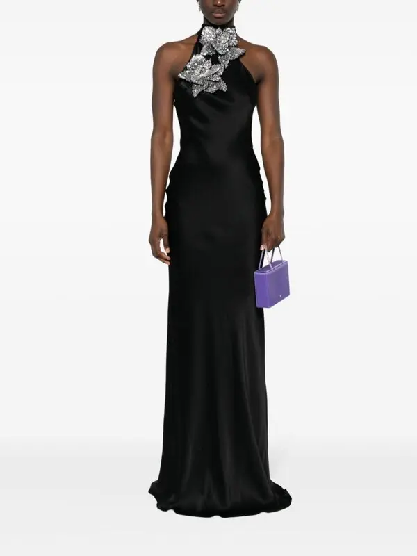 Amen Crystal-embellished Maxi Dress