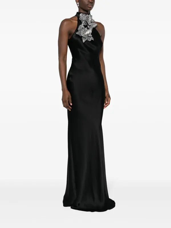 Amen Crystal-embellished Maxi Dress