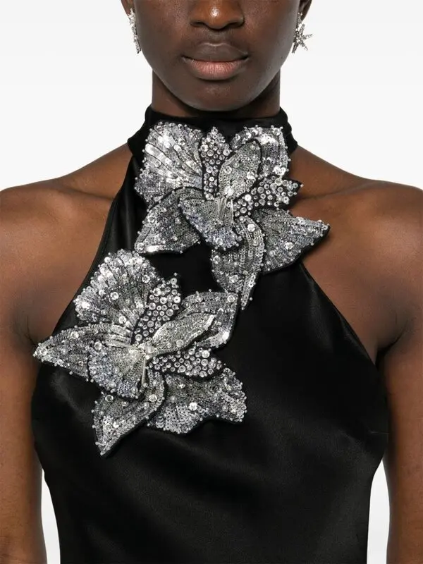 Amen Crystal-embellished Maxi Dress