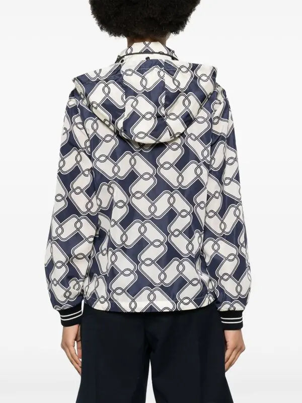 Moncler Iasone Graphic-print Hooded Jacket