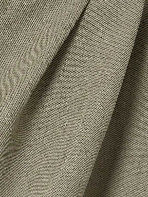 ANINE BING Carrie Pleated Wide-leg Pants