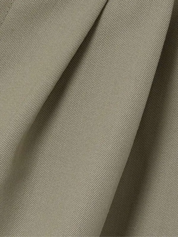 ANINE BING Carrie Pleated Wide-leg Pants