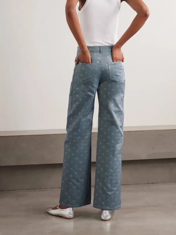 LIBEROWE Annie Floral Jacquard Pants