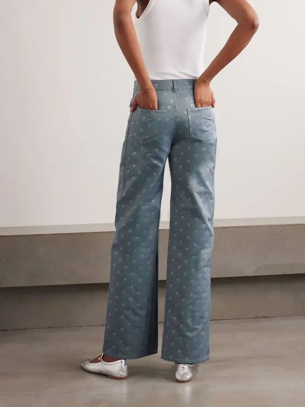 LIBEROWE Annie Floral Jacquard Pants