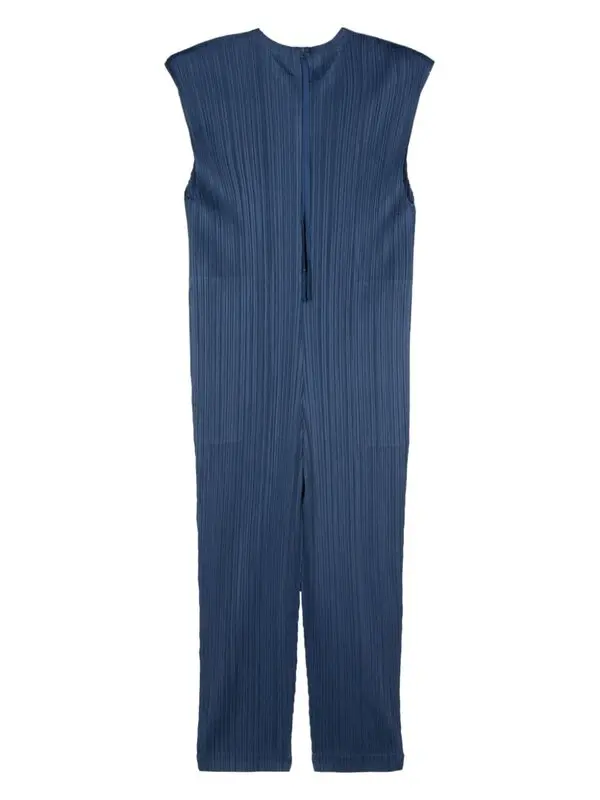 Issey Miyake Monthly Colors January Plissé Jumpsuit - Blue