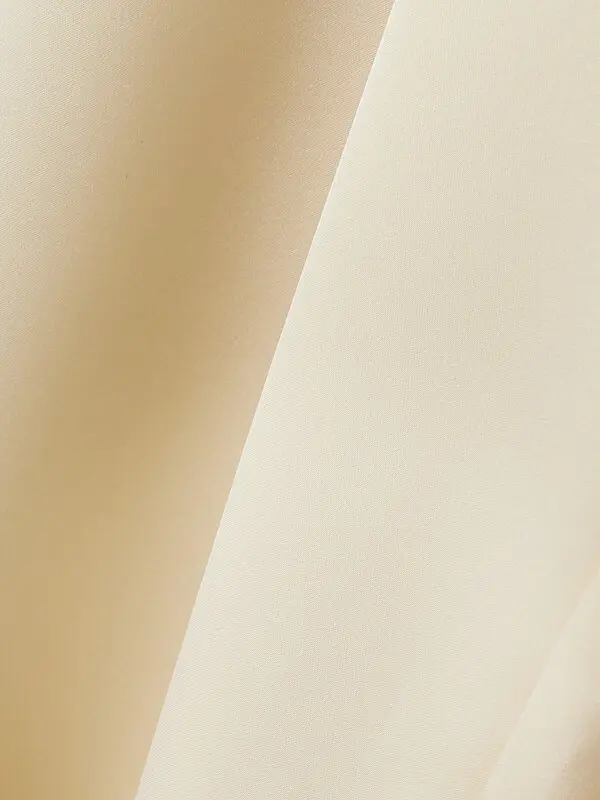 LESET Barb Washed-satin Wide-leg Pants