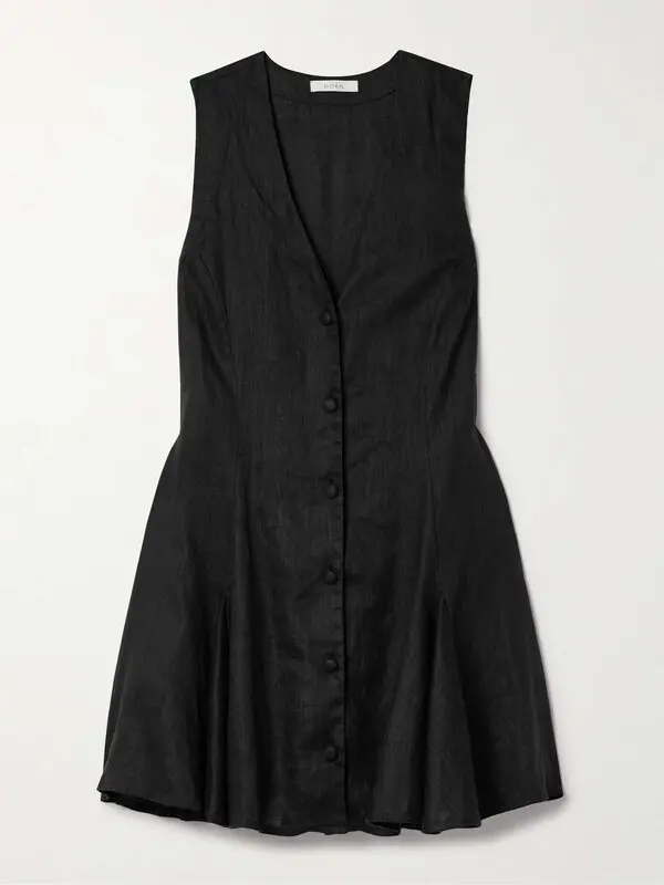 DÔEN Aubrey Linen Mini Dress