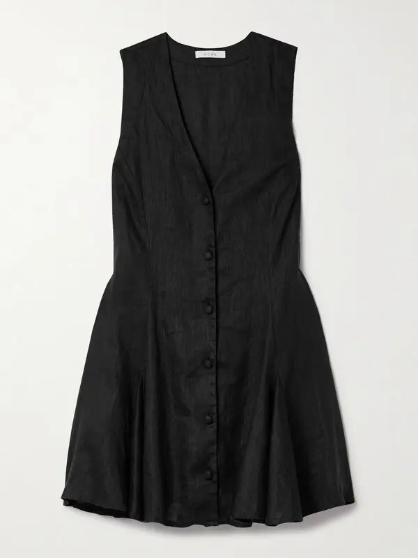 DÔEN Aubrey Linen Mini Dress