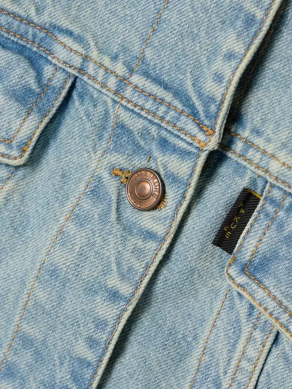 HAIKURE Judy Cropped Denim Vest