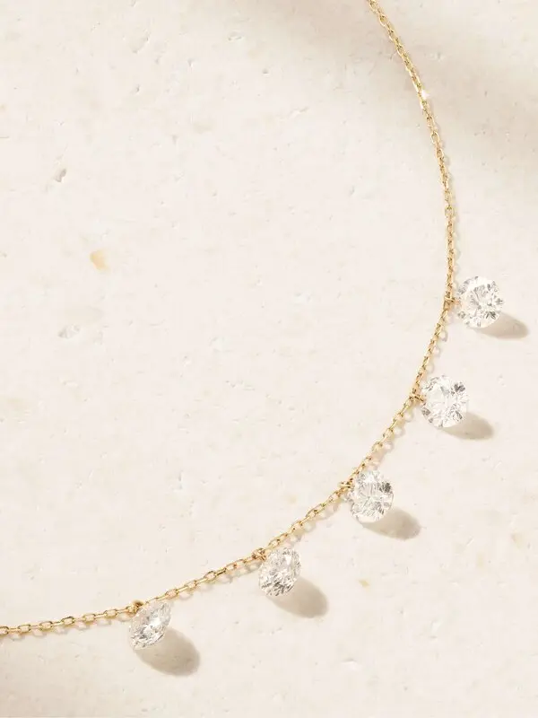 PERSEE Danaé Diamond Necklace - Gold