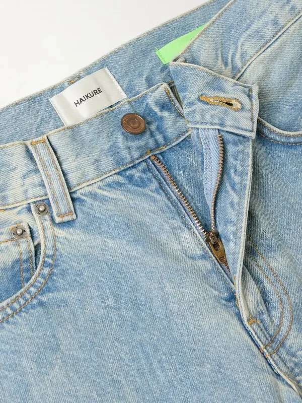 HAIKURE Cleo High-rise Straight-leg Jeans - Blue