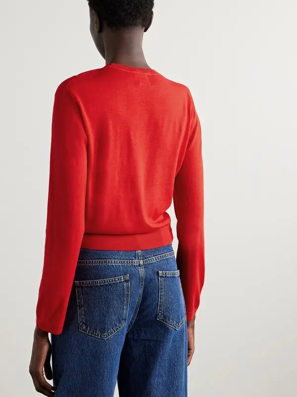 LESET James Wool Sweater - Red