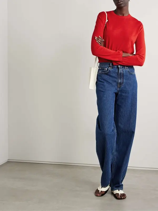 LESET James Wool Sweater - Red