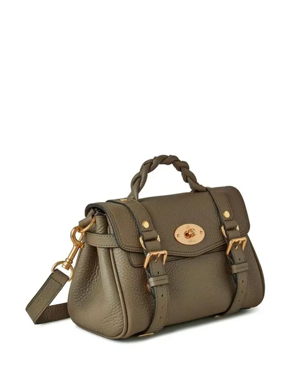 Mulberry Mini Alexa Leather Tote Bag - Green