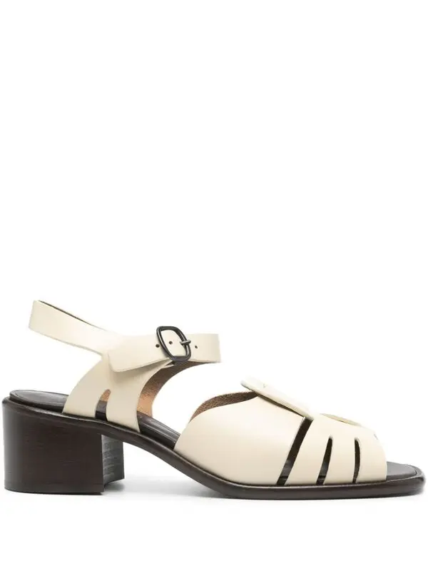 Hereu Ancora Leather Sandals - Neutrals