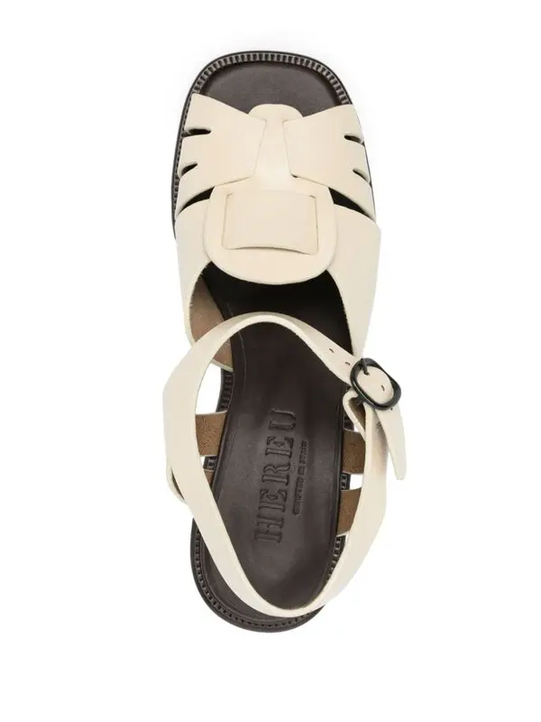 Hereu Ancora Leather Sandals - Neutrals
