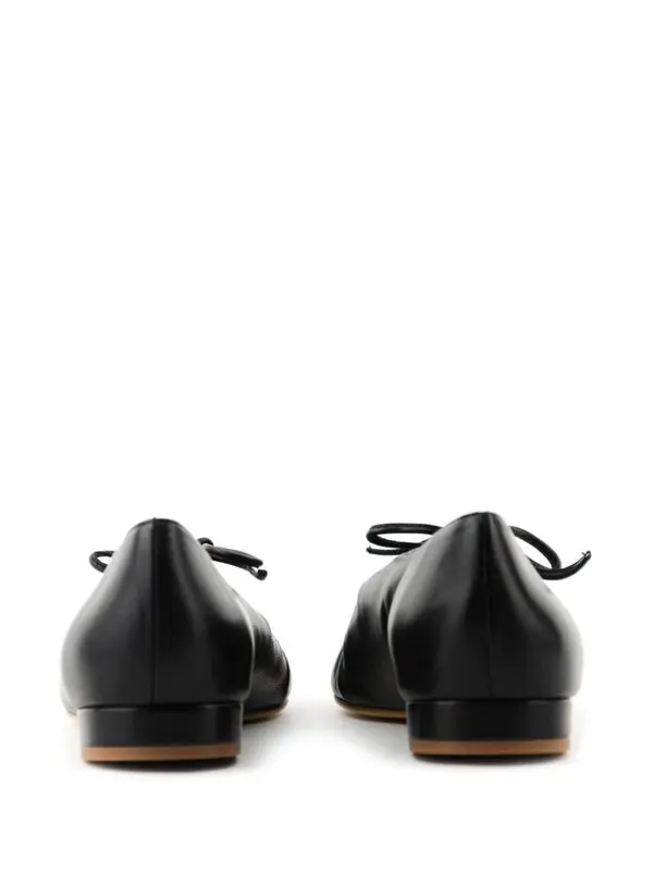 PAUL WARMER Elba Leather Ballerina Shoes