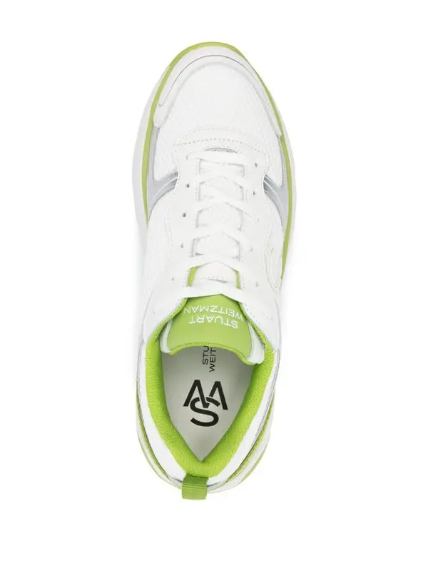 STUART WEITZMAN Panelled Sneakers - White
