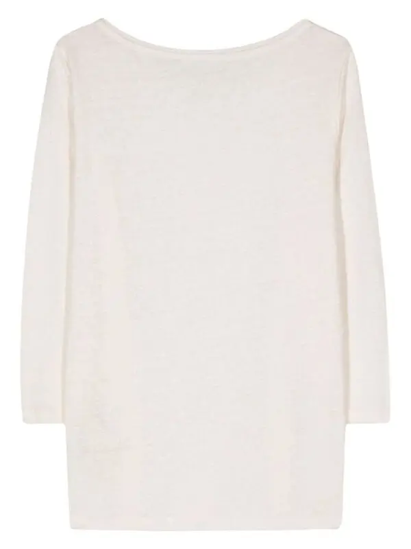 Majestic Filatures Slub-texture T-shirt - Neutrals