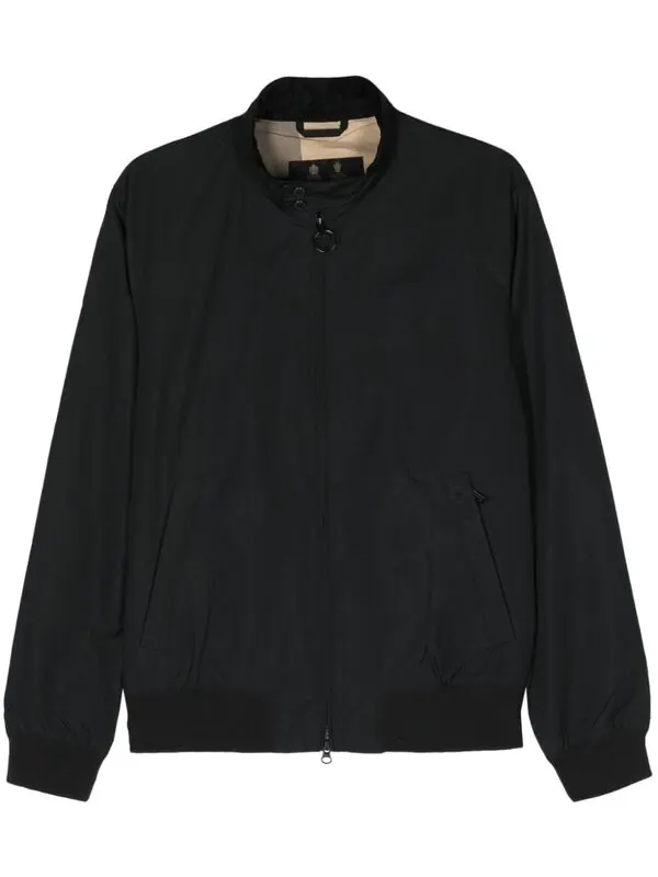 Barbour Royston High-neck Bomber Jacket - Black