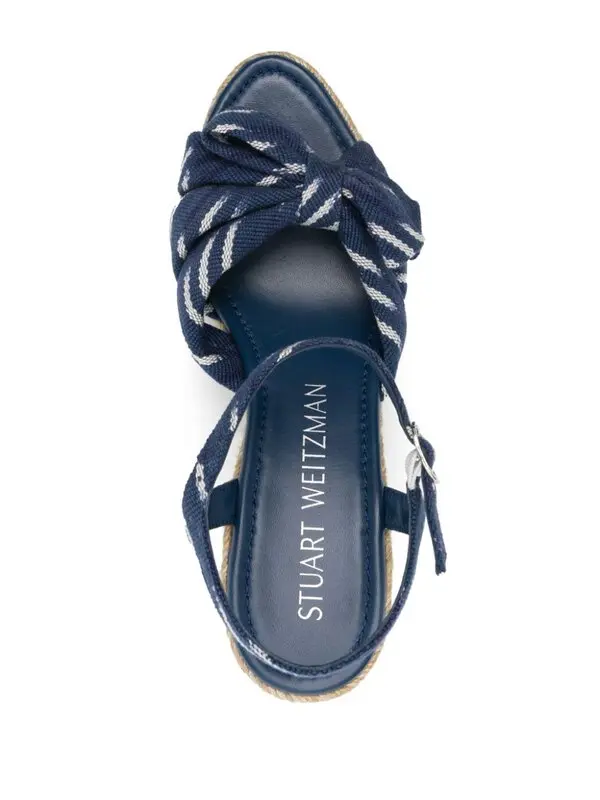 STUART WEITZMAN 80mm Sofia Wedge Espadrilles - Blue