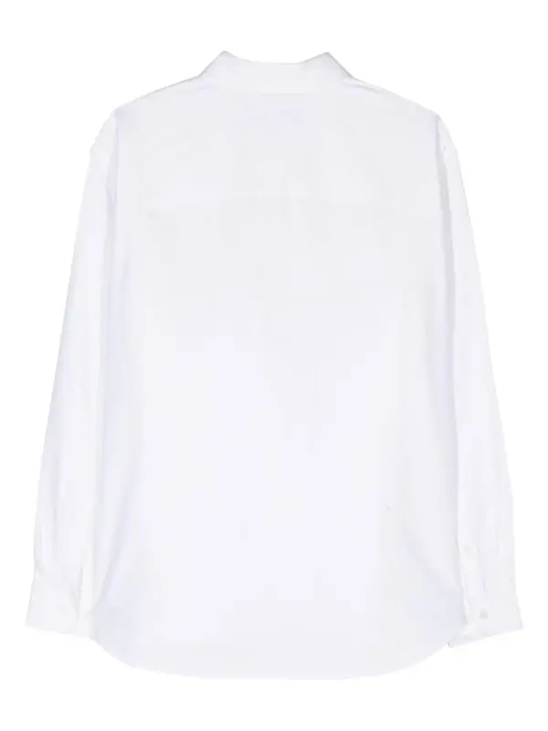 AWAKE NY Button-down Collar Cotton Shirt - White