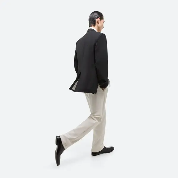 Helmut Lang Cotton Fleece Seatbelt Jogger - Ivory