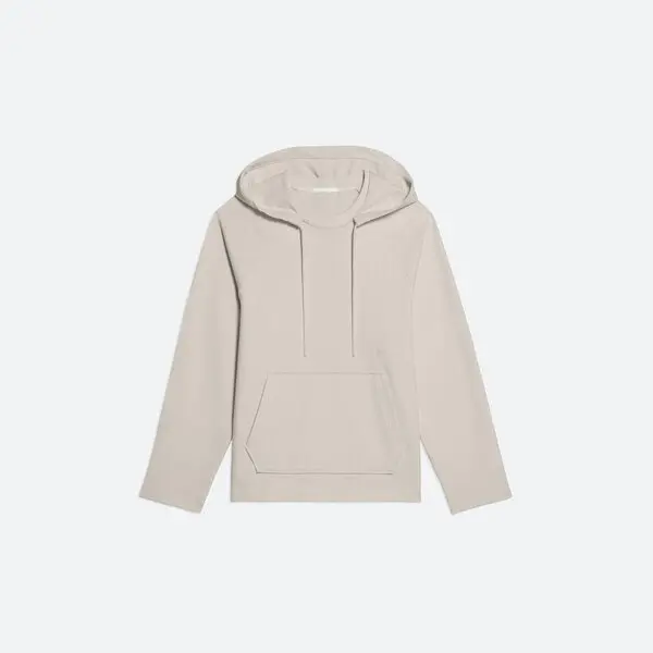 Helmut Lang Cotton Fleece Relaxed Fit Hoodie - Sand