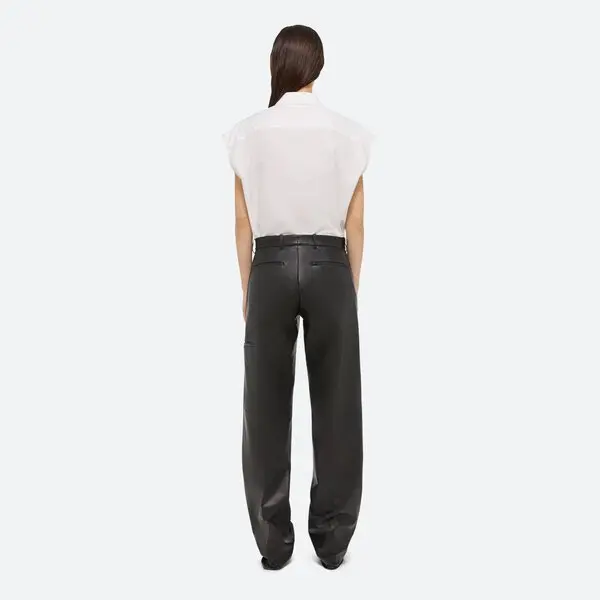 Helmut Lang Nappa Leather Relaxed Carpenter Pants