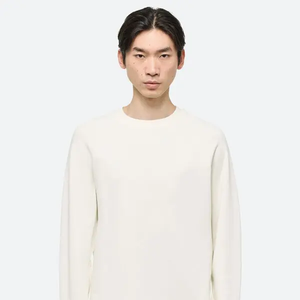 Helmut Lang Cotton Fleece Crewneck Sweatshirt - One-color