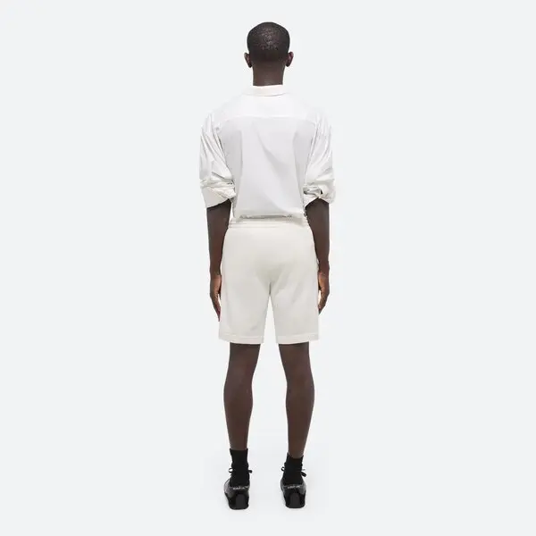 Helmut Lang Cotton Fleece Seatbelt Shorts
