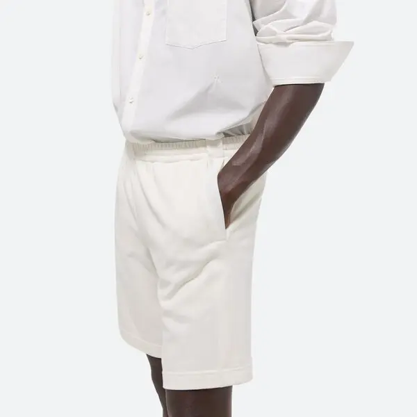 Helmut Lang Cotton Fleece Seatbelt Shorts