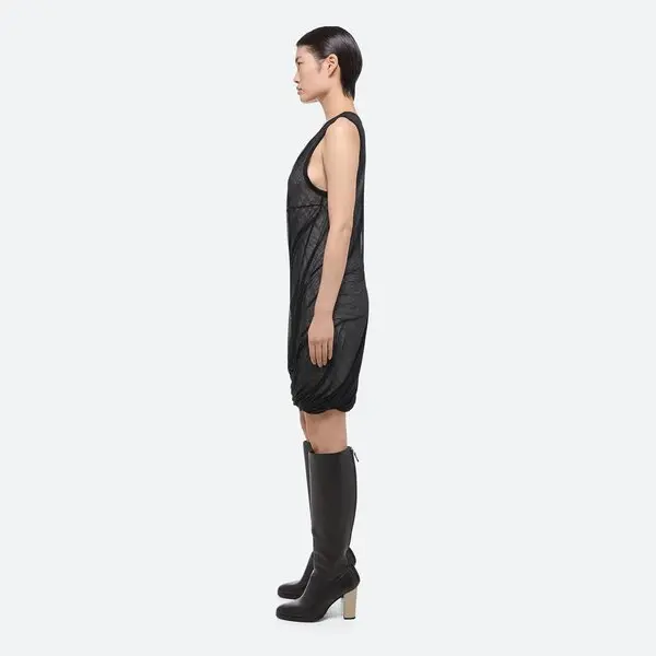Helmut Lang Jersey Bubble Dress - Black