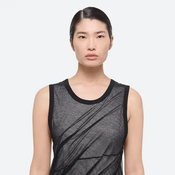 Helmut Lang Jersey Bubble Dress - Black
