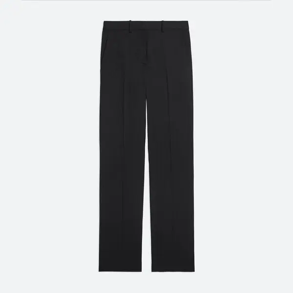 Helmut Lang Virgin Wool Car Trousers - Black