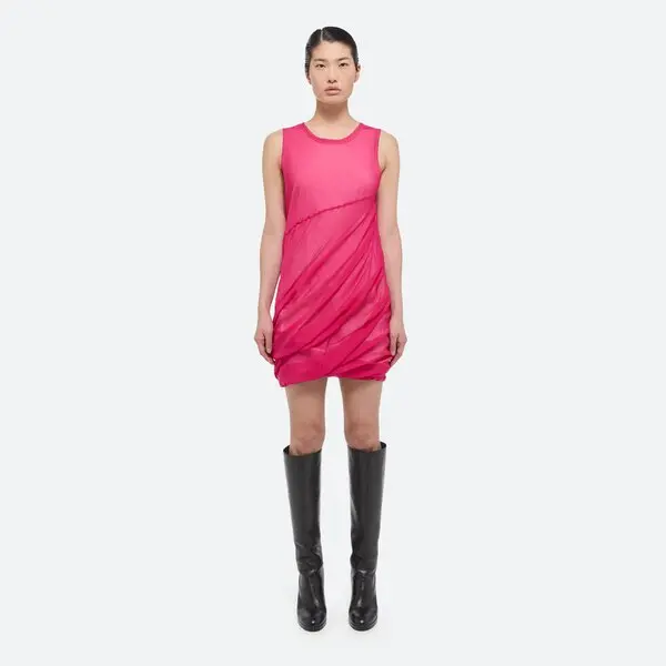 Helmut Lang Silk Bubble Dress
